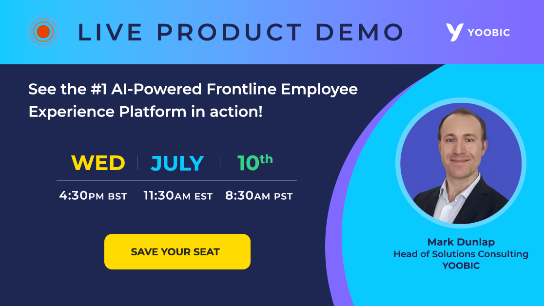 YOOBIC Live Demo Days: July 10th 2024